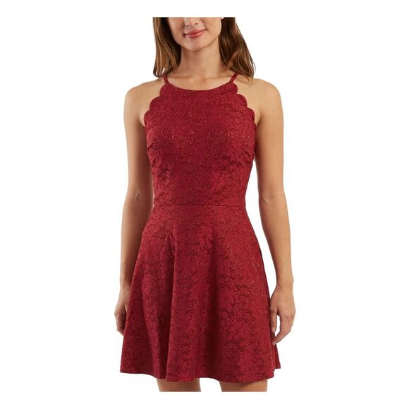BCX | Dresses | Bcx Dress Womens Pink Back Sleeveless Short Party Fit ...